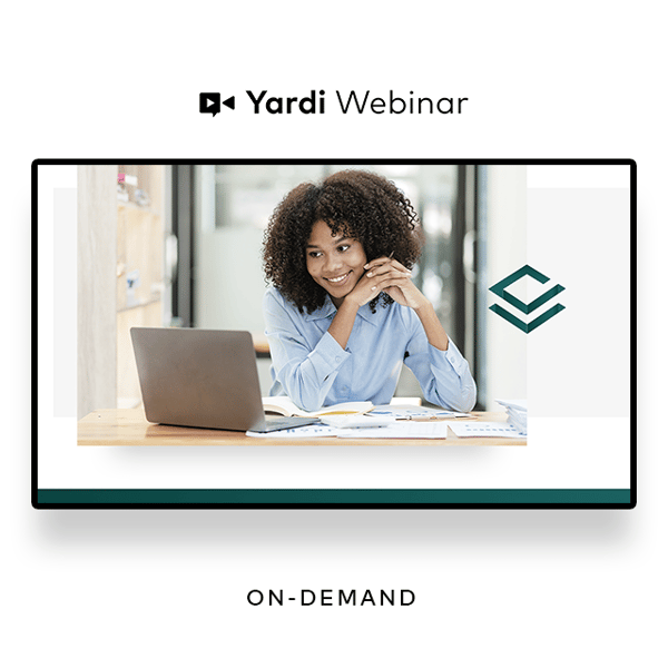 Watch Yardi Investment Manager On-Demand Webinar